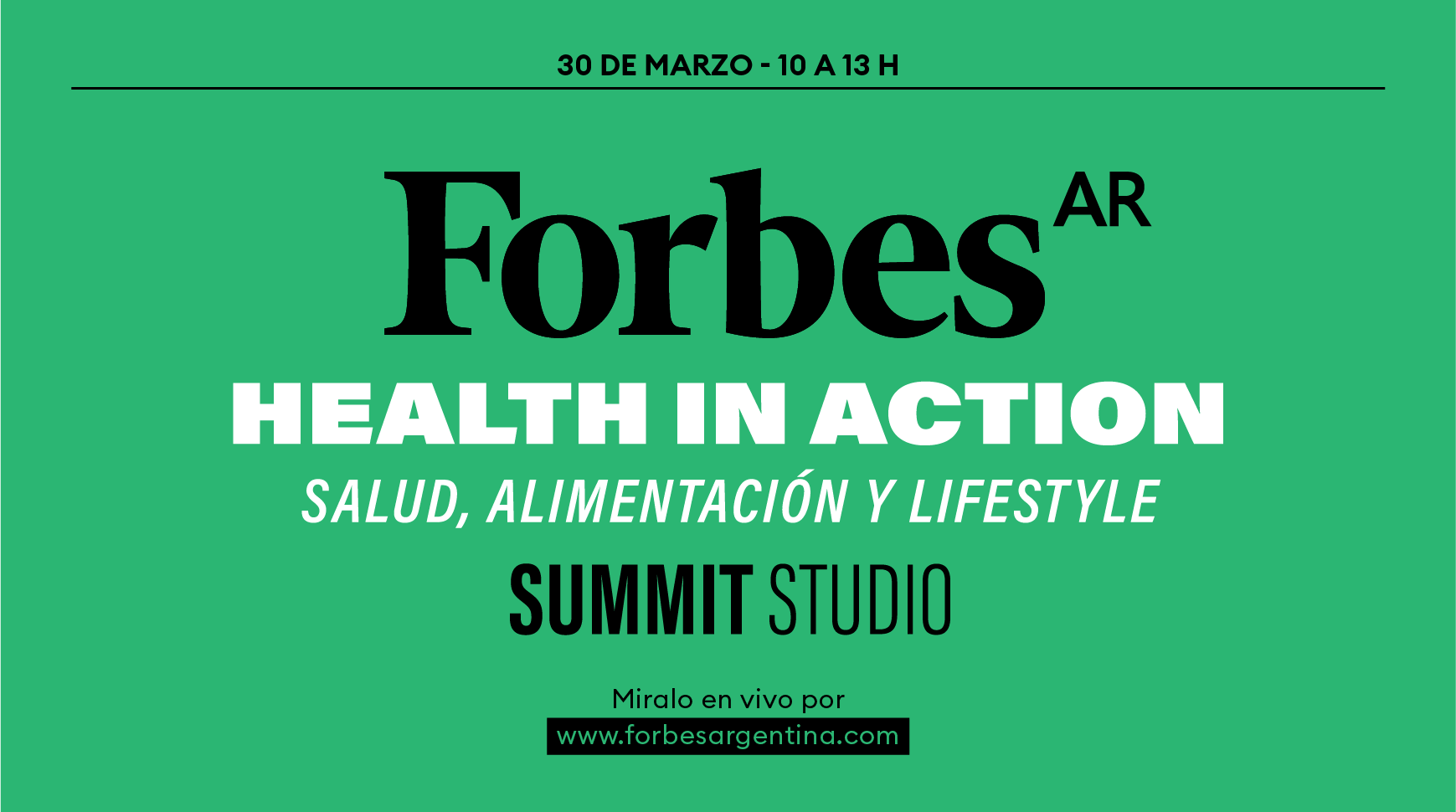 Hoy es el día: llega Health in action Summit, salud, alimentación y ...