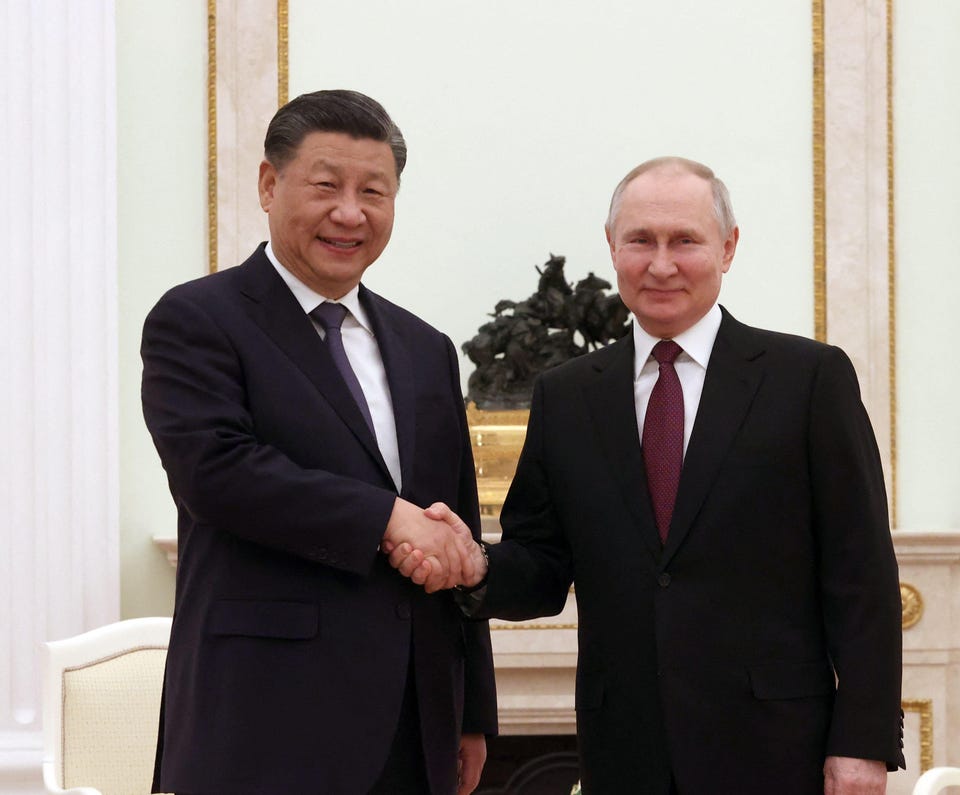 En fotos: Xi de China se reúne con Putin mientras se recrudecen las ...