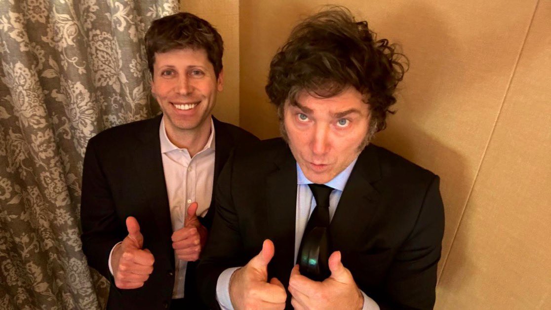 Javier Milei se reunió con Sam Altman para sentar las bases de la ...