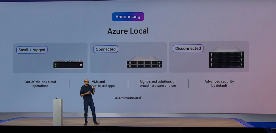 Todo sobre Azure Local, la nueva plataforma cloud híbrida que anunció ...