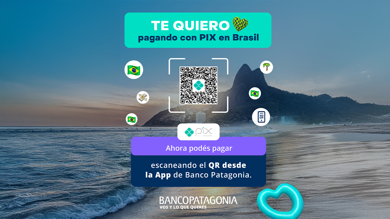 Banco Patagonia habilita pagos con QR Pix en Brasil desde su aplicación ...